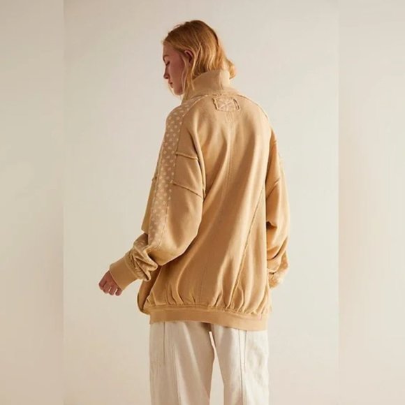 Free People | Sweaters | Free People We The Free Heritage Track Jacket ...